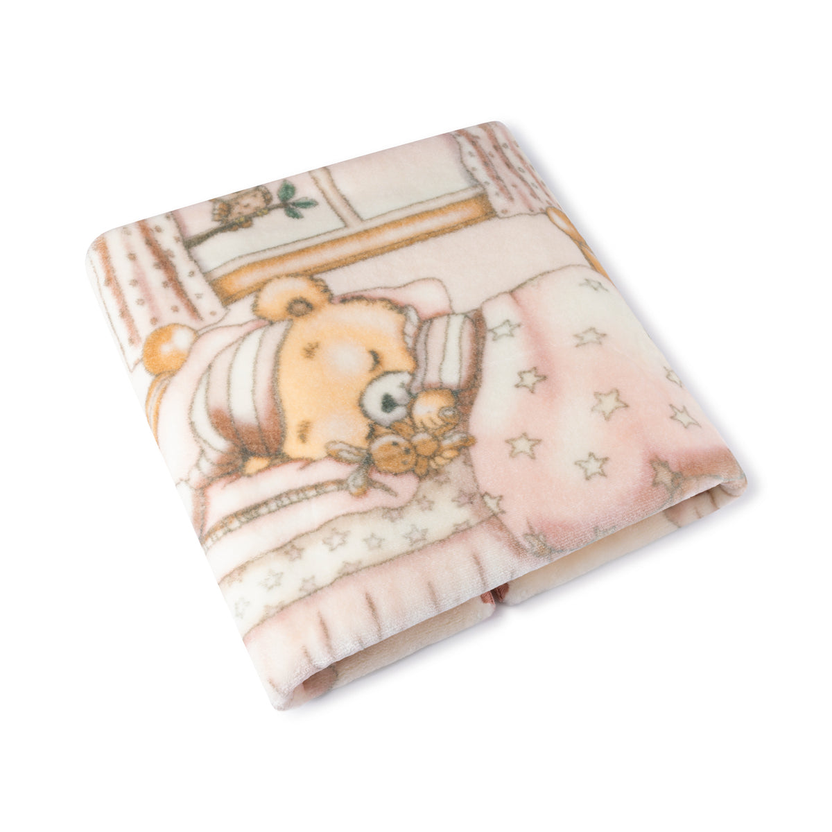 Lil Teddy Twinkle Sugary Pink Blanket – Little Loungers