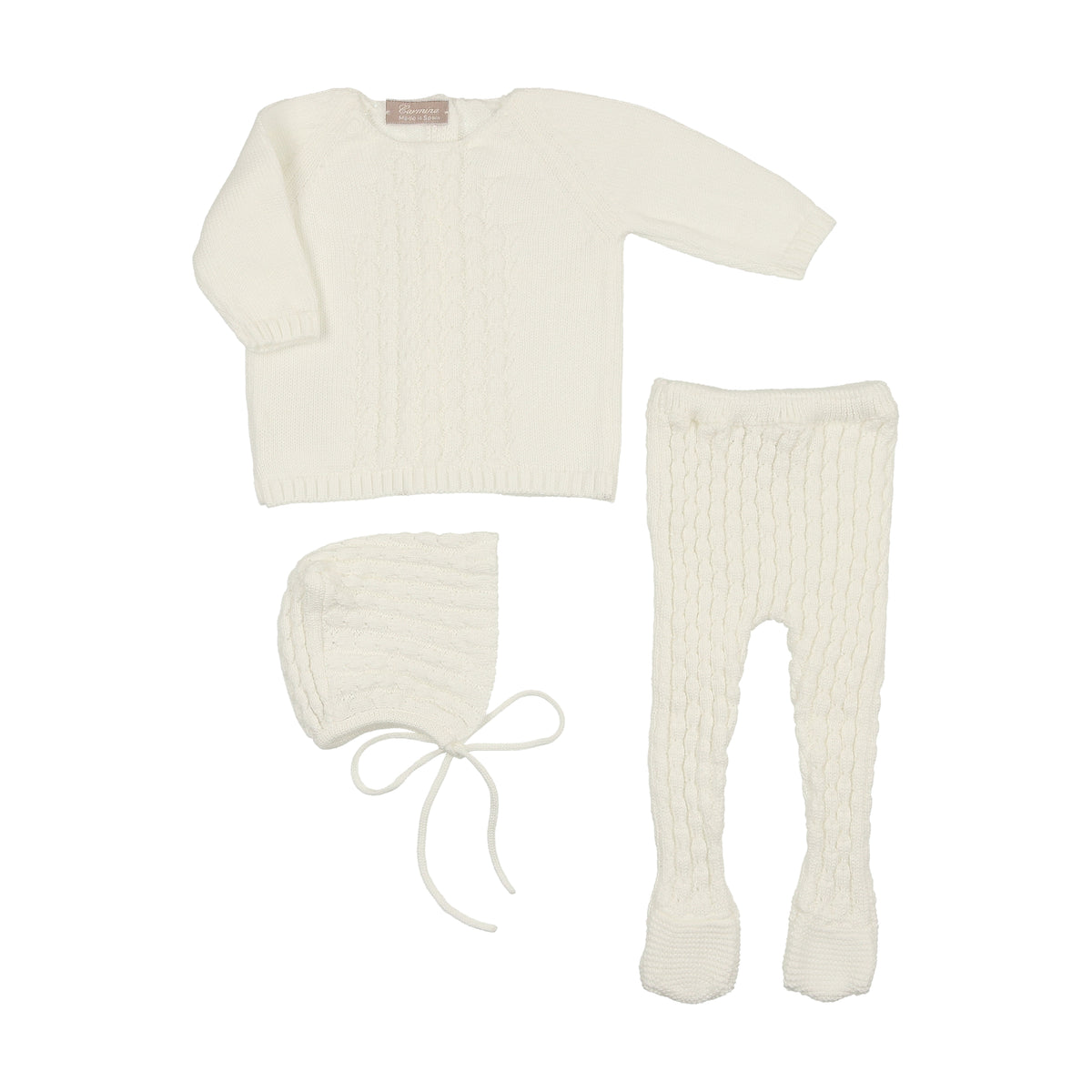 Carmina Cable Front Knit Bris Outfit – Little Loungers