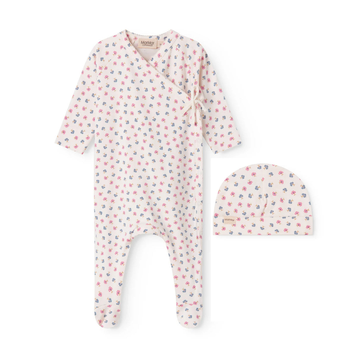 MarMar Mini Flower Rubetta Footie and Hat – Little Loungers