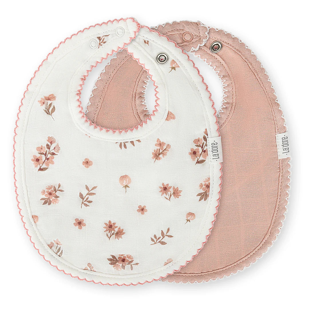 Adora Rose Floral 2 Pk Bibs – Little Loungers